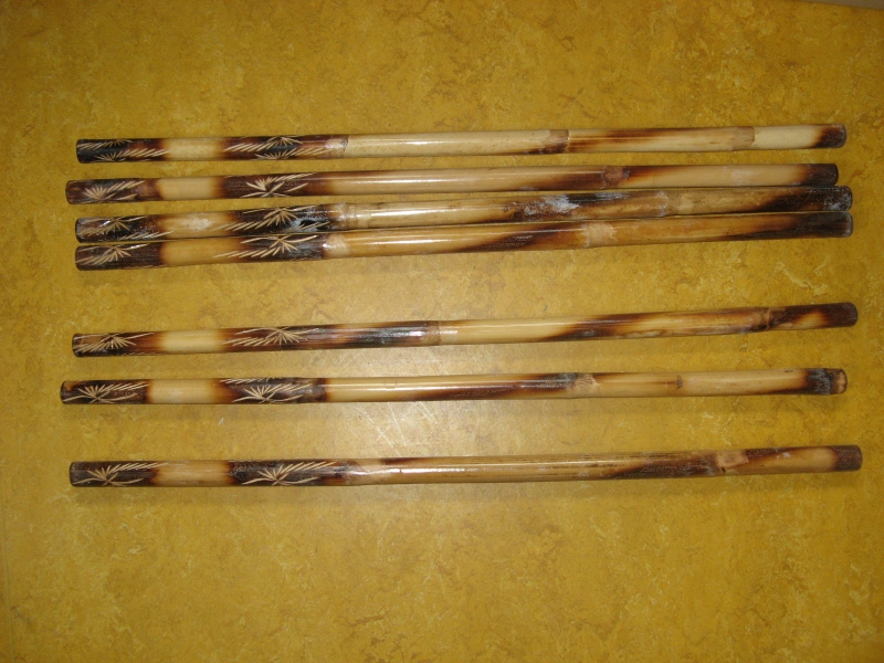 Carved and fire hardened Arnis stick – Equipment – Abanico GmbH & Co. KG